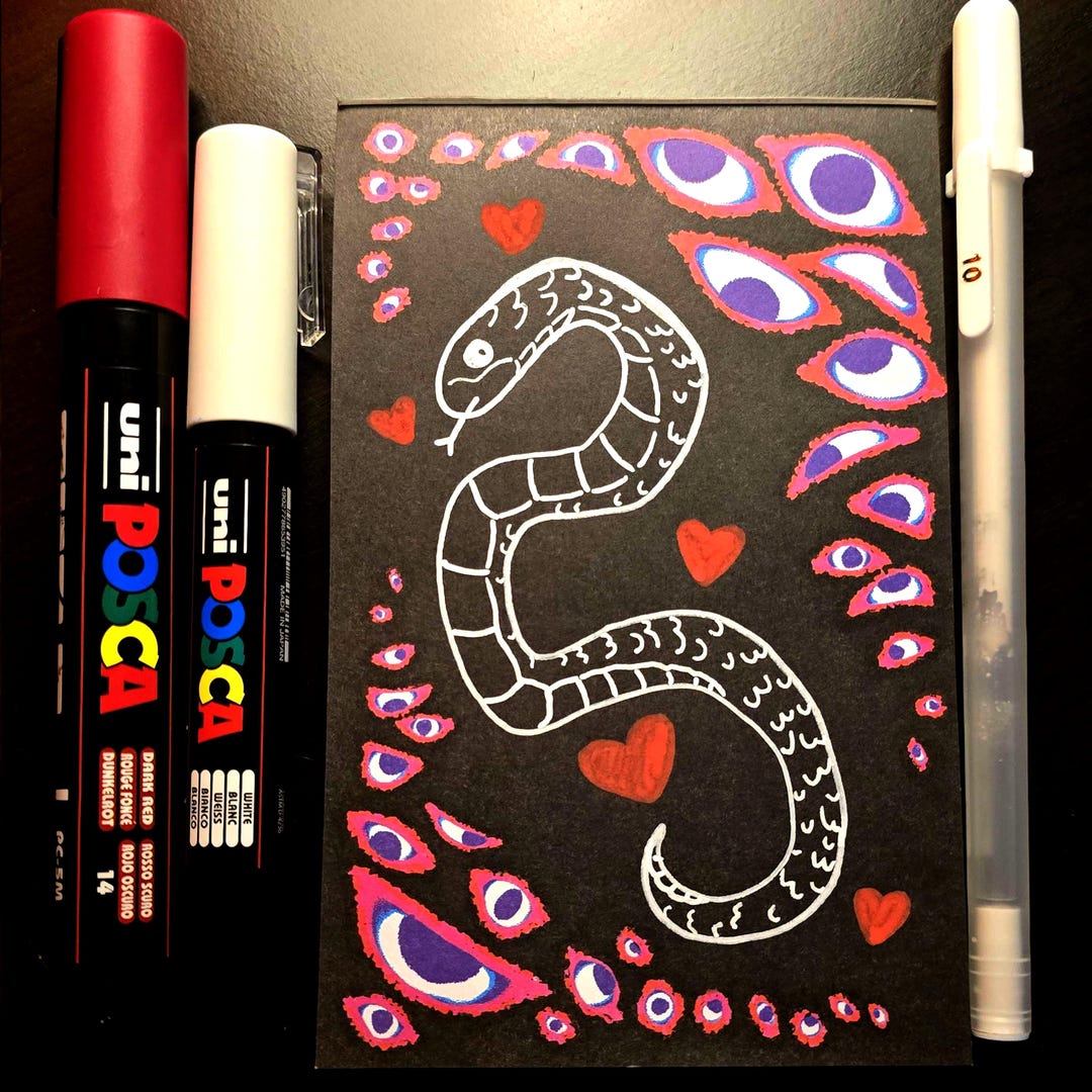 00 Stare Into the Void 00 || Black Notepad || Creepy Stationary - Etsy