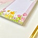 Spring Floral Notepad, Blue Tit, Birdhouse, Cherry Blossom Notepad, Pink Flower Notepad ...