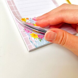 Pink Roses Notepad Set, Floral Notepad Set, Spring/summer Notepad ...
