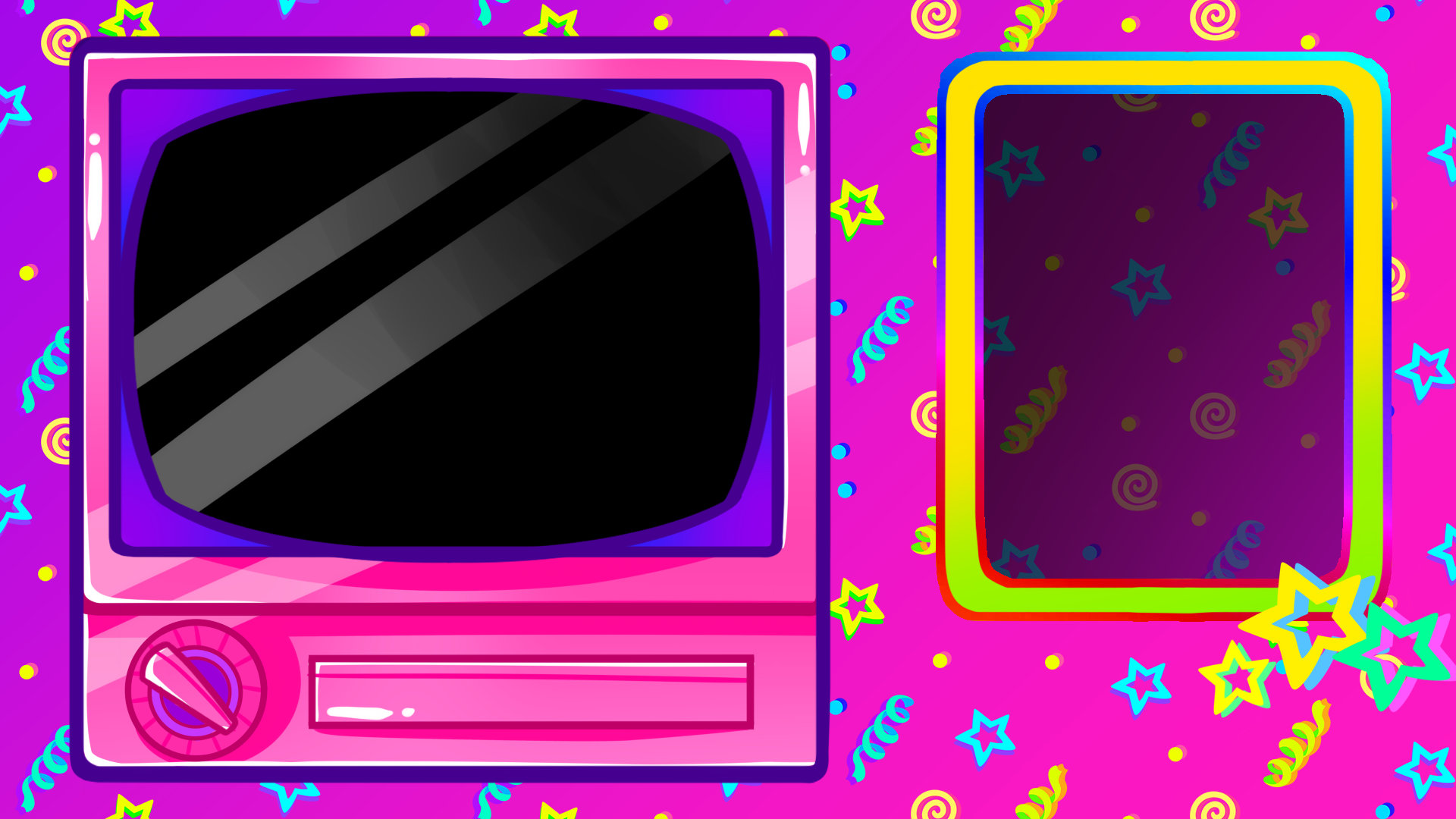 Animated Stream Overlays and Scenes - Retro Kawaii Furby Pink 90s ...