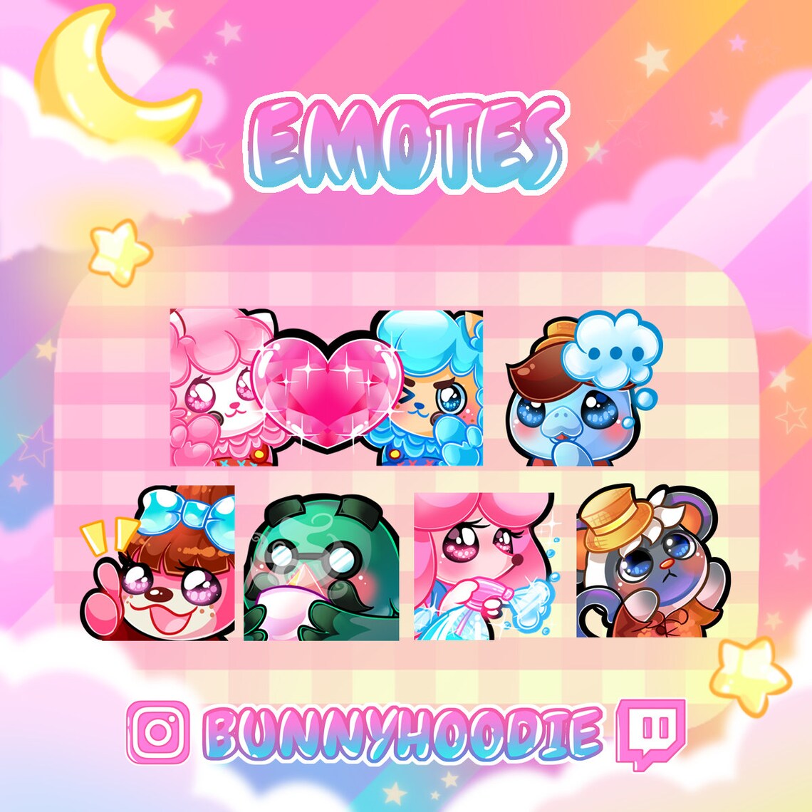 ACNH 2.0 Emotes - Twitch Emote Pack Animal Crossing 2.0 Update Npcs ...