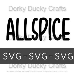 Spice Labels SVG Files for Cricut, Silhouette Cutting Machine - Etsy