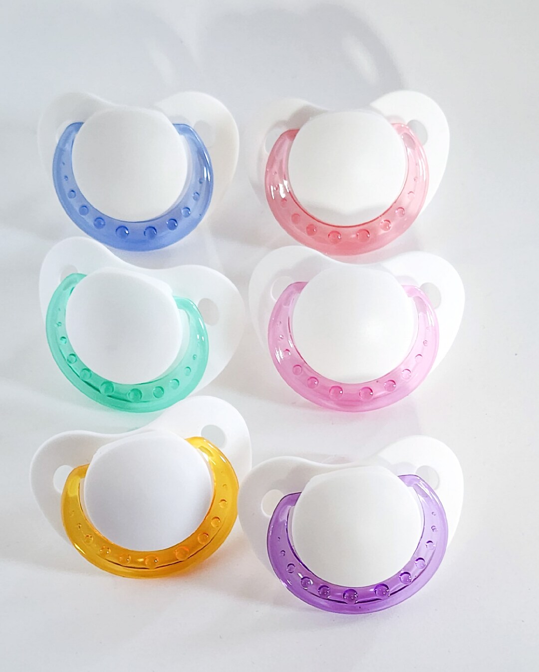 Assorted Color Pacifiers for Reborn or Silicone Baby Dolls - Etsy