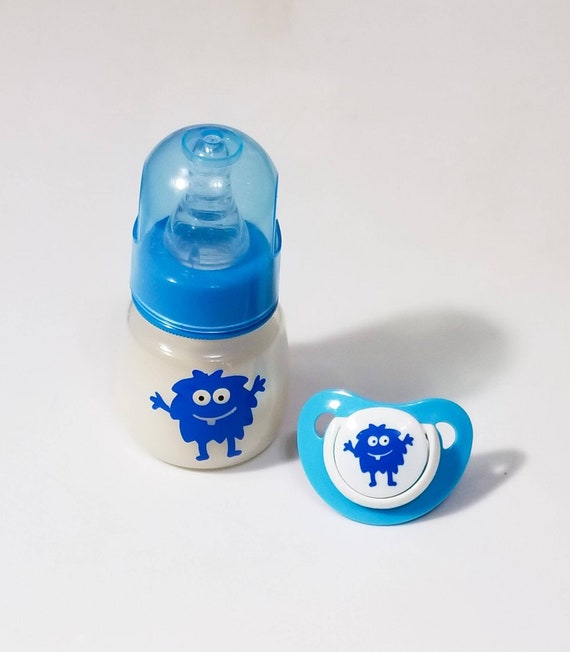 Monster Themed Bottle & Pacifier Set for Reborn/silicone - Etsy