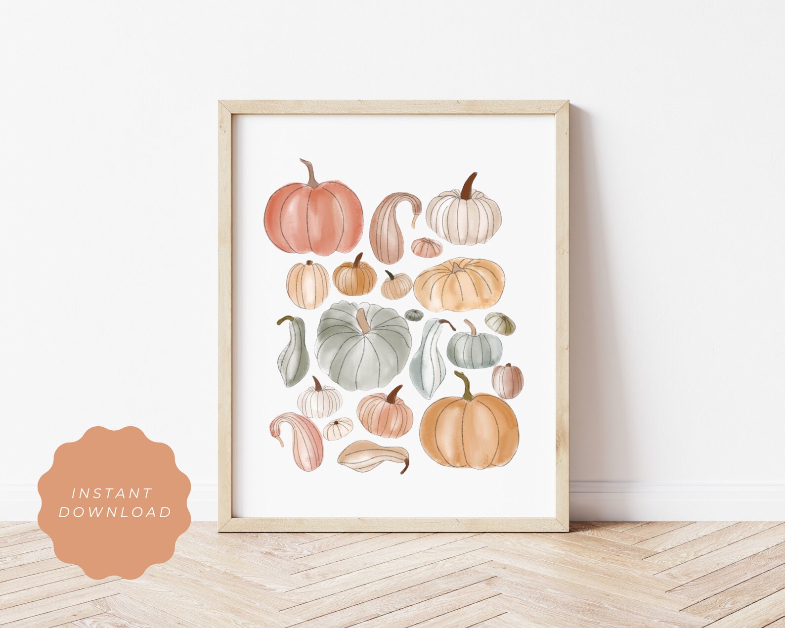 Fall Prints Holiday Prints Printable Fall Decor Modern - Etsy