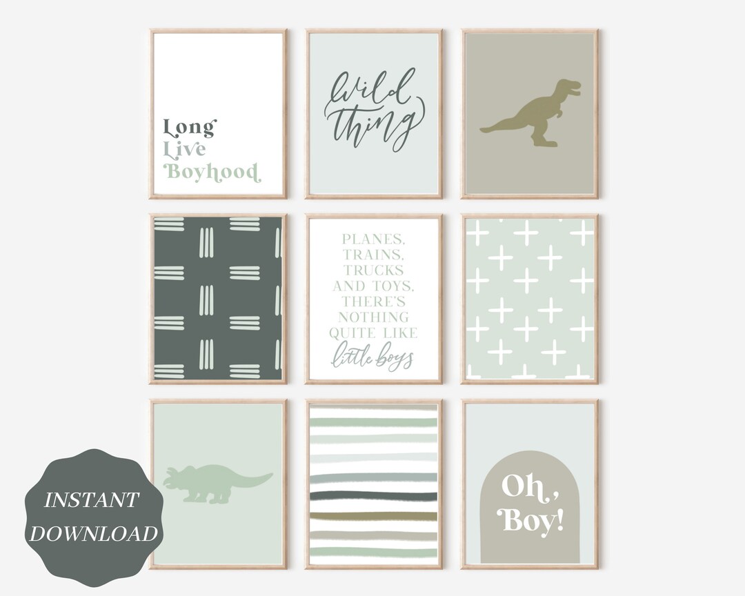 Boy Prints, Boy Playroom, Boy Nursery, Boy Home Decor, Boy Minimal ...