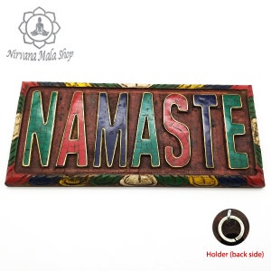 Wooden Antiqu Namaste Wall Decor/ Wall Hanging - Etsy