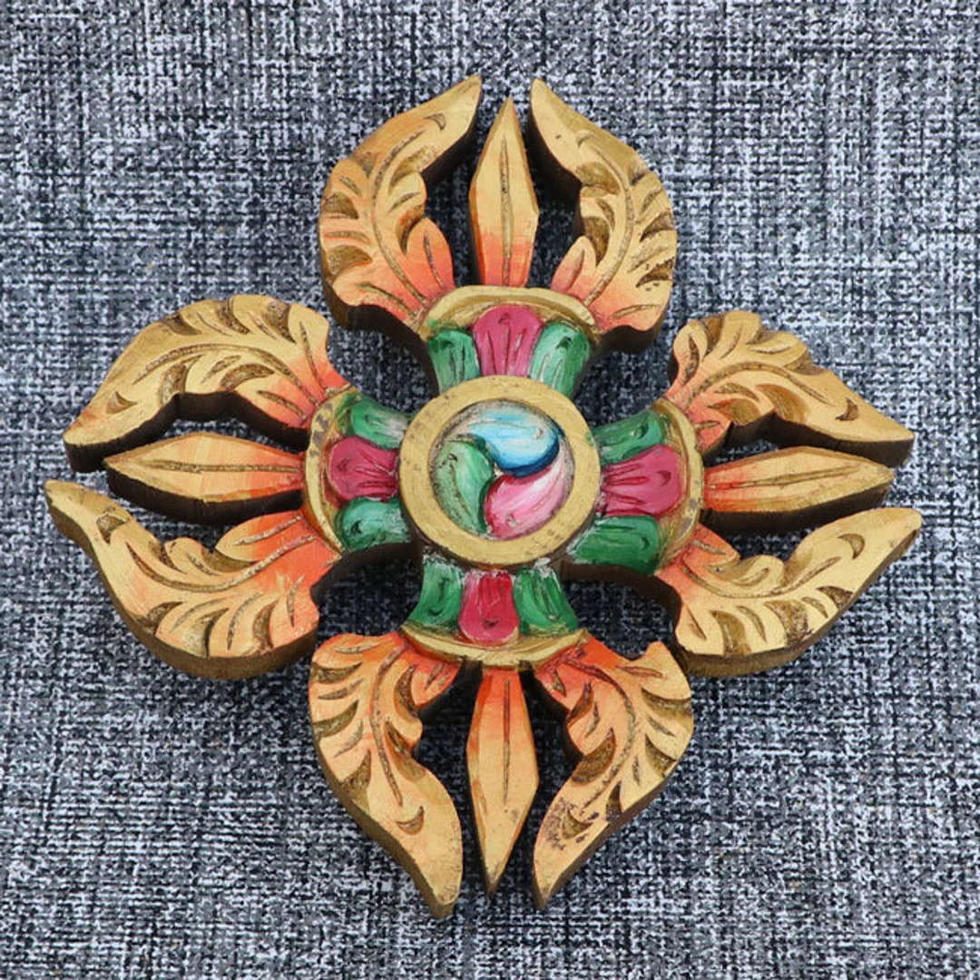Wooden Double Dorjee Wall Decor - Etsy