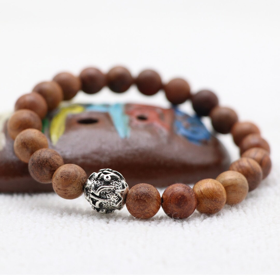 Tibetan Mantra Bayong Wood Wrist Mala, Bracelet, Beads Bracelet ...