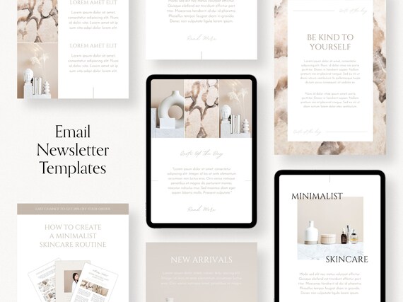 Paper Paper & Party Supplies Newsletter Templates Canva Templates ...