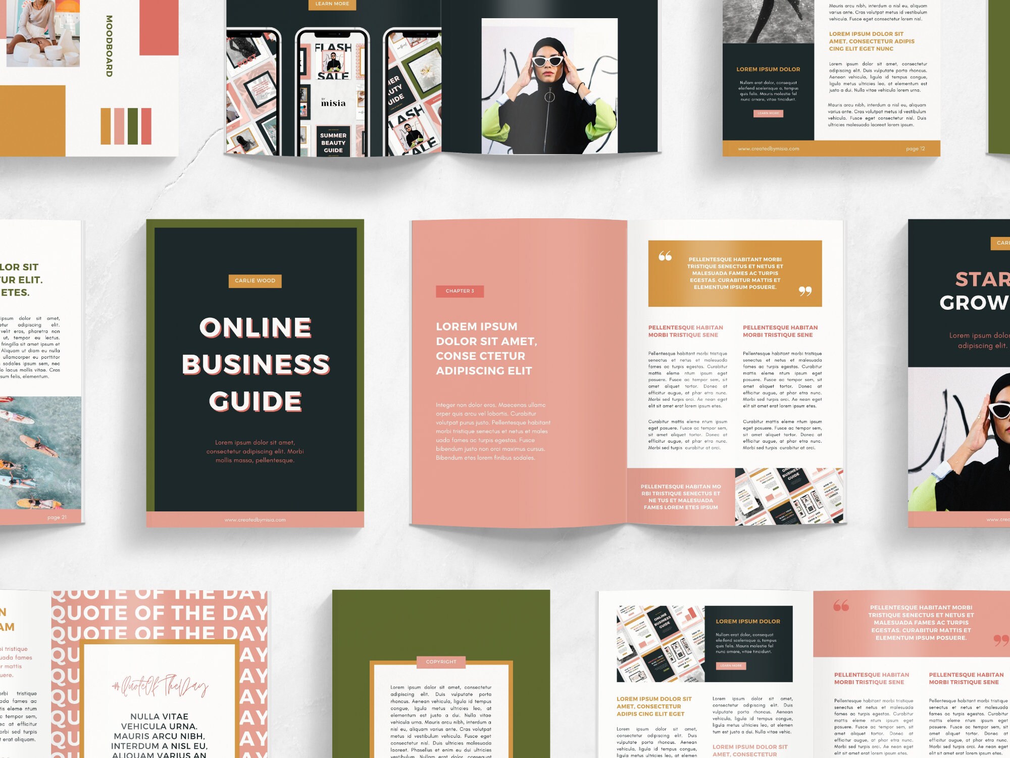 40 Page Ebook Template for Canva Lead Magnet Template - Etsy