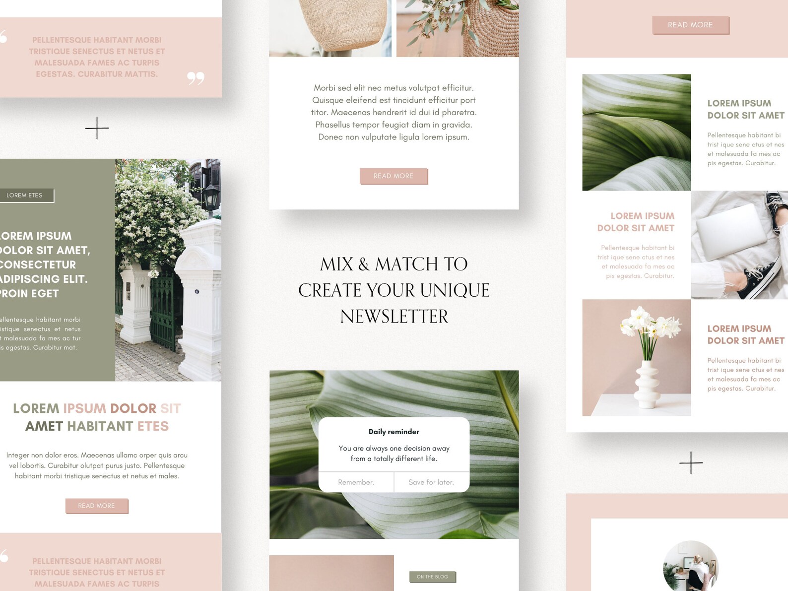 20 Email Newsletter Templates For Canva Email Marketing Etsy