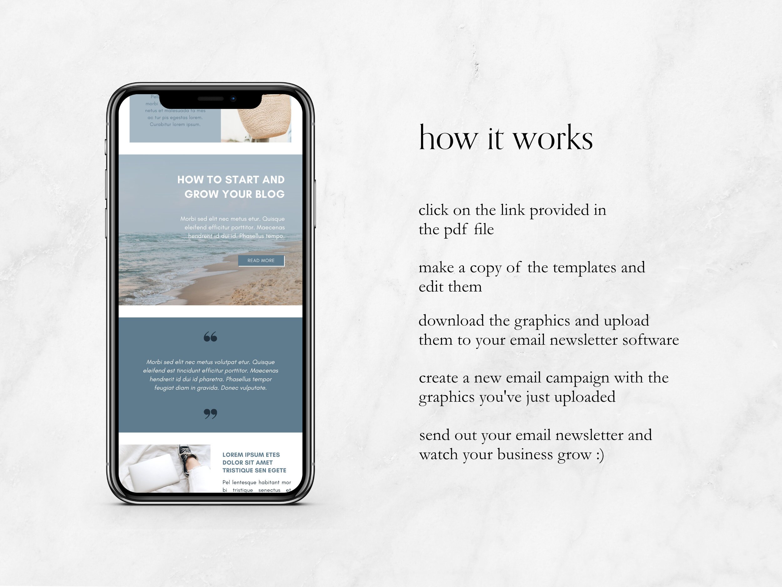 20 Email Newsletter Templates For Canva Email Marketing Etsy
