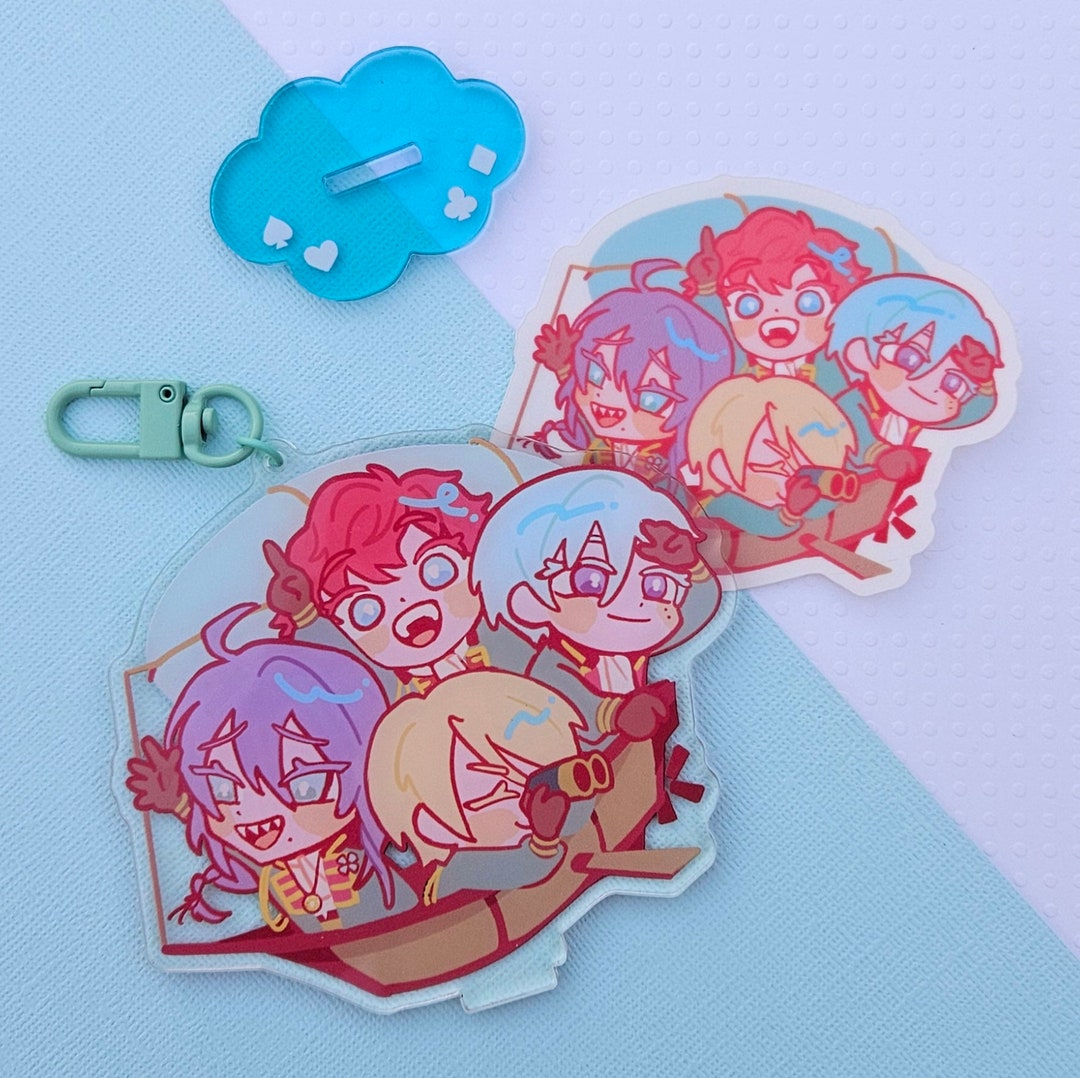 Ensemble Stars Enstars Alkaloid Believe 4 Leaves Standee Keychain - Etsy