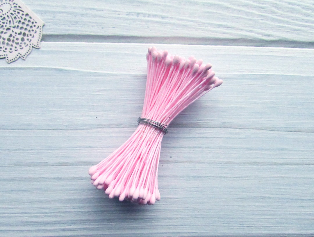 Japanese Pink Flower Stamens: Double Pep Craft Supplies (144 Stems) - Etsy