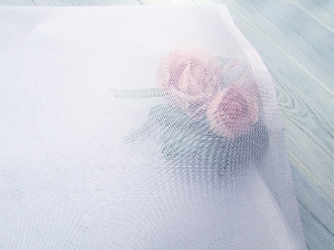 Organza organdy White. Japanese Fabric Pre-starched - Etsy