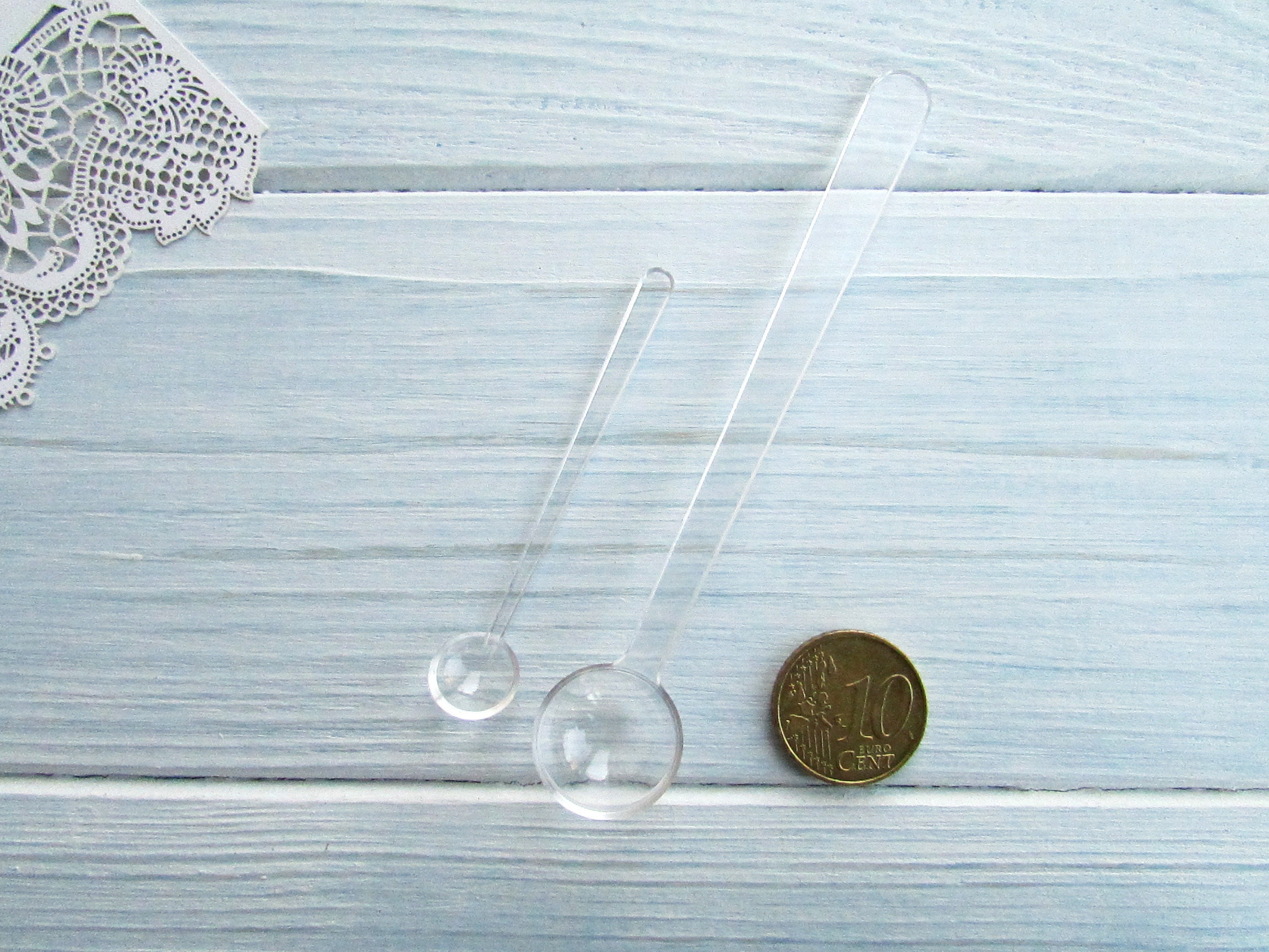 Measuring Spoons for the Powder Dyes Set of 2 Pcs Small 0.1 - Etsy