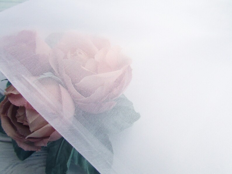 Organza organdy White. Japanese Fabric Pre-starched - Etsy