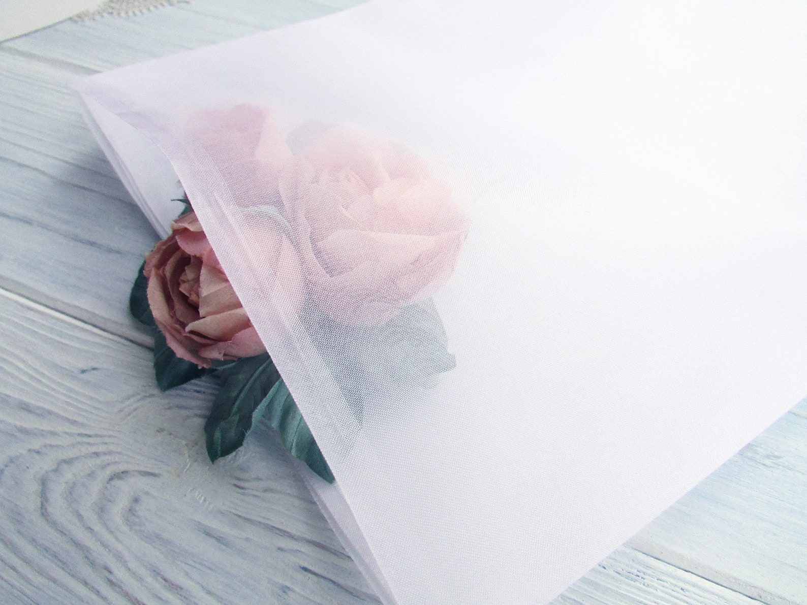 Organza organdy White. Japanese Fabric Pre-starched - Etsy