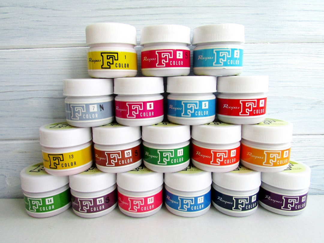 Japanese Art Flower Dyes Powdered for Silk Flower Making Set of 18 Pcs ...