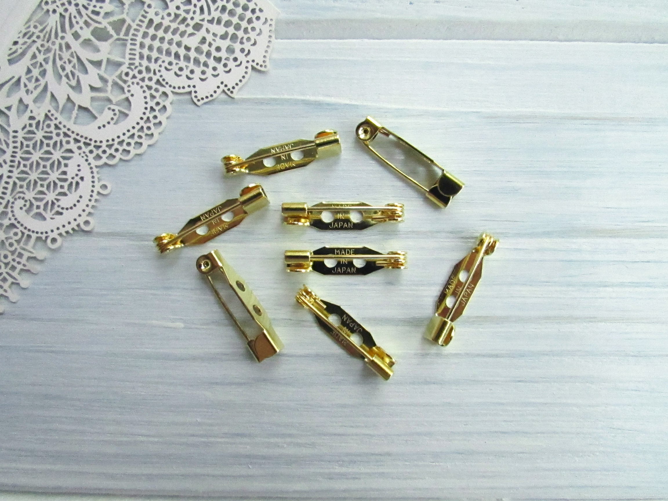 20 Pcs Brass 20 mm or Broche broche en métal Pin 078 pouce | Etsy