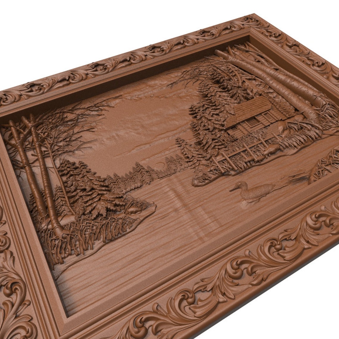 3D STL Model for CNC Router Engraver, Carving Machine Relief, CNC Files ...