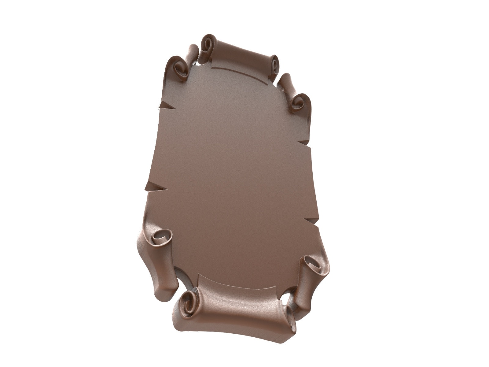 Scroll 3D STL Models for CNC Router Engraver, Carving Machine, CNC ...