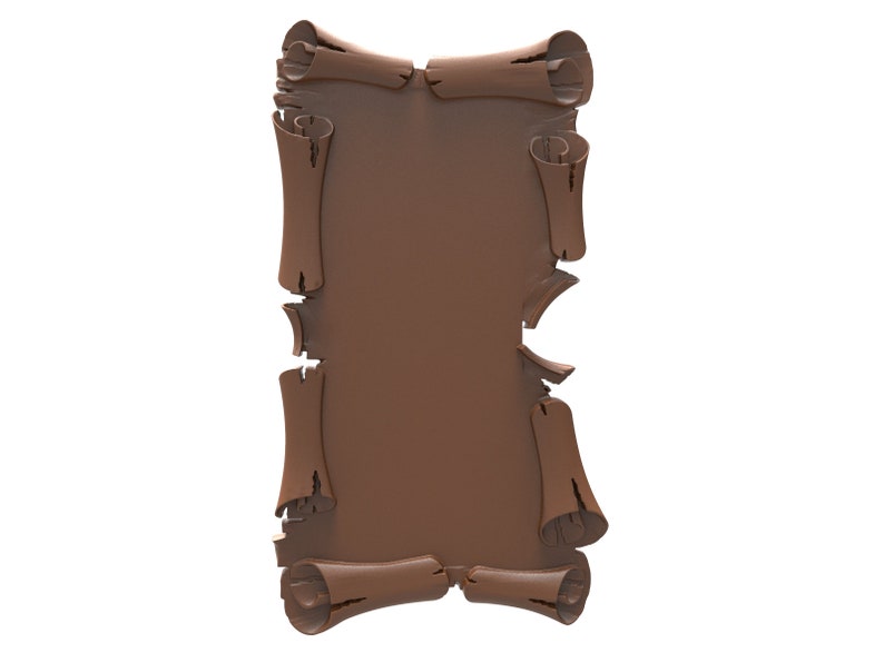 Scroll 3D STL Models for CNC Router Engraver, Carving Machine, CNC ...