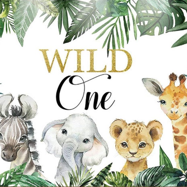 Wild One Backdrop - Etsy