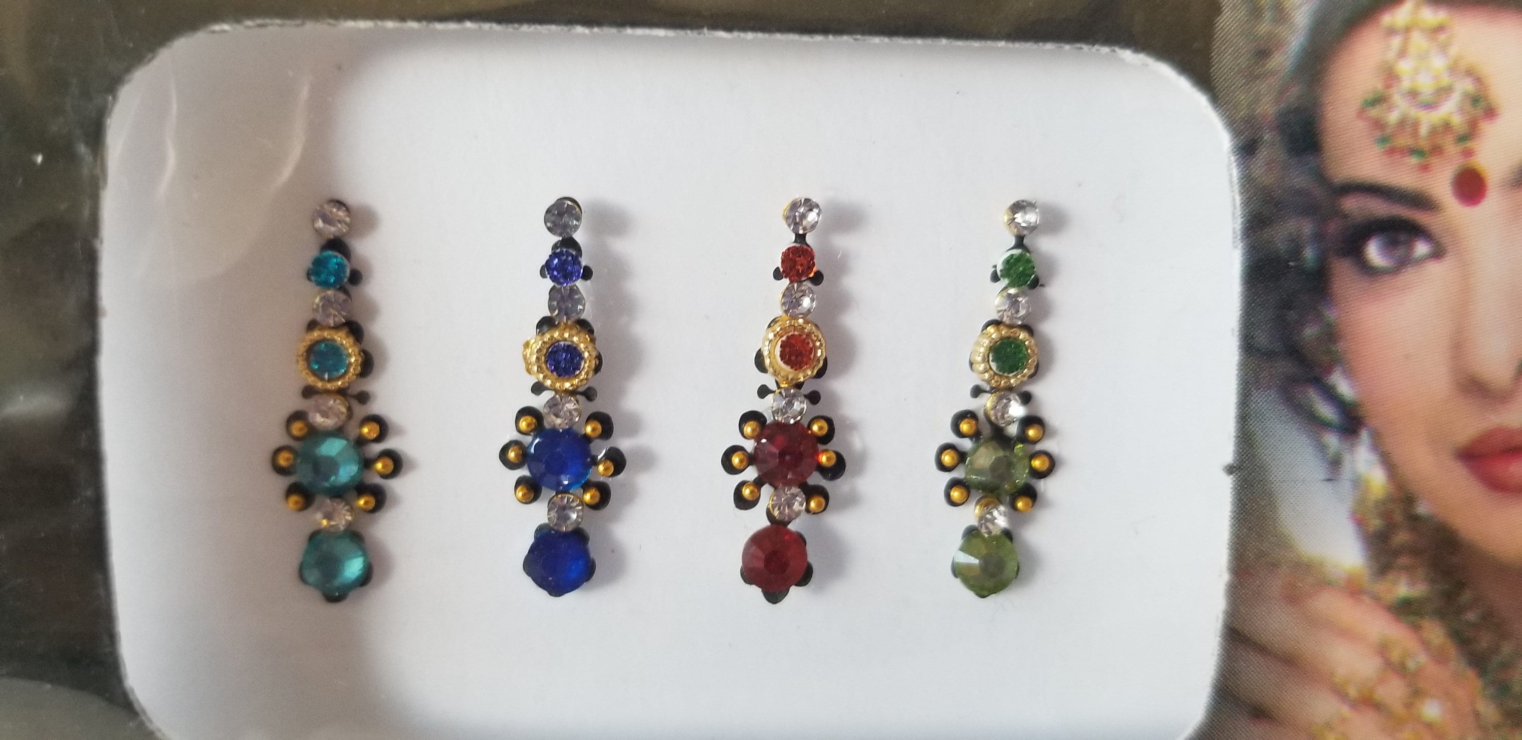 Bindi packet Bridal bindi stickers Indian bindi packets | Etsy