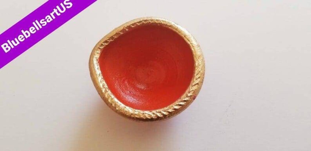 Diwali Diya/clay Lamp/clay Deepam/diwali Decor/deepavali - Etsy