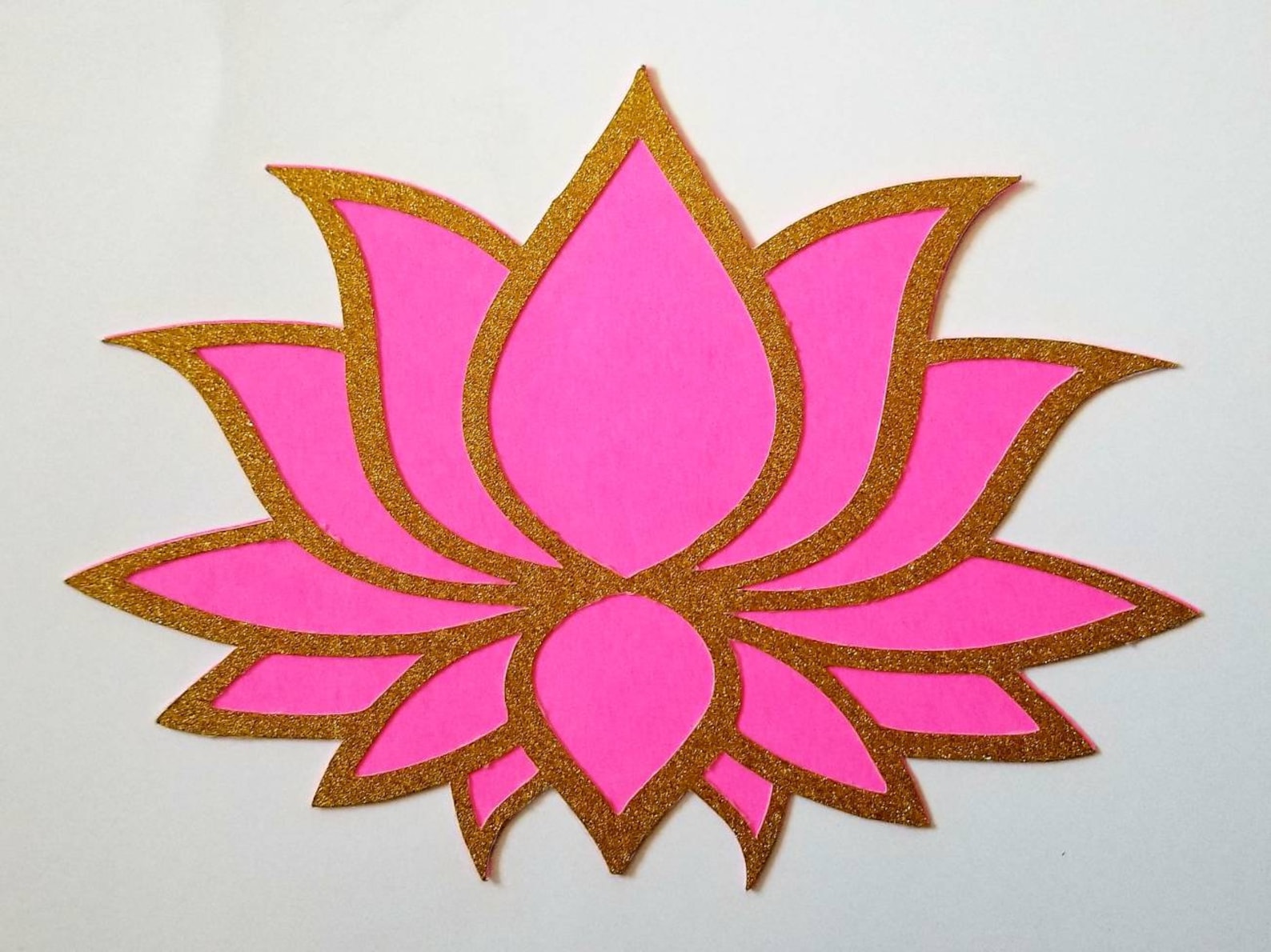 10 BIG Lotus backdrop/Lotus cutout/Lotus die cuts/Indian pooja | Etsy