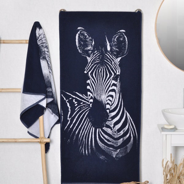 Zebra Towel - Etsy