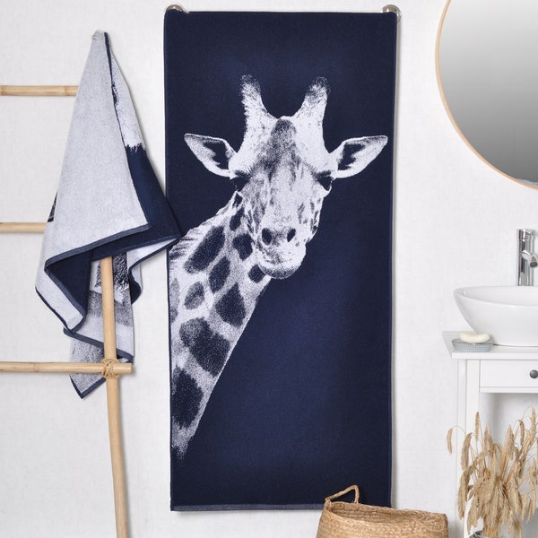 Giraffe Bath Towel - Etsy