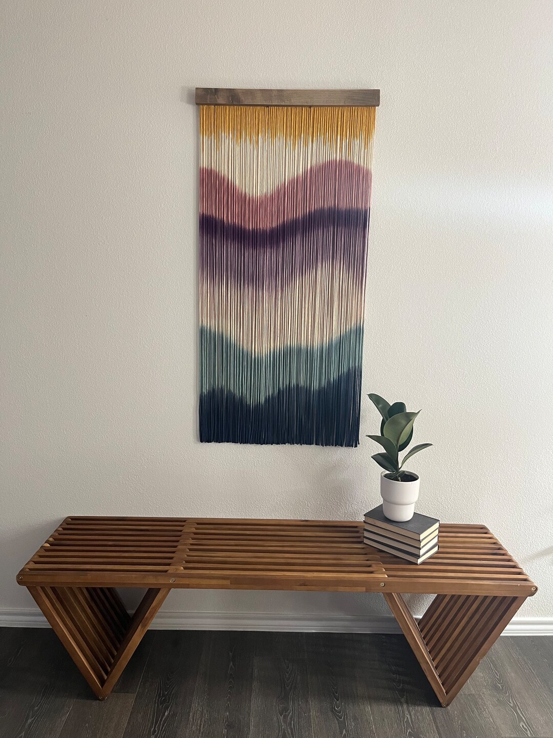 Grooves II - Macrame Wall Hanging |contemporary | Colorful Wall Art - Etsy