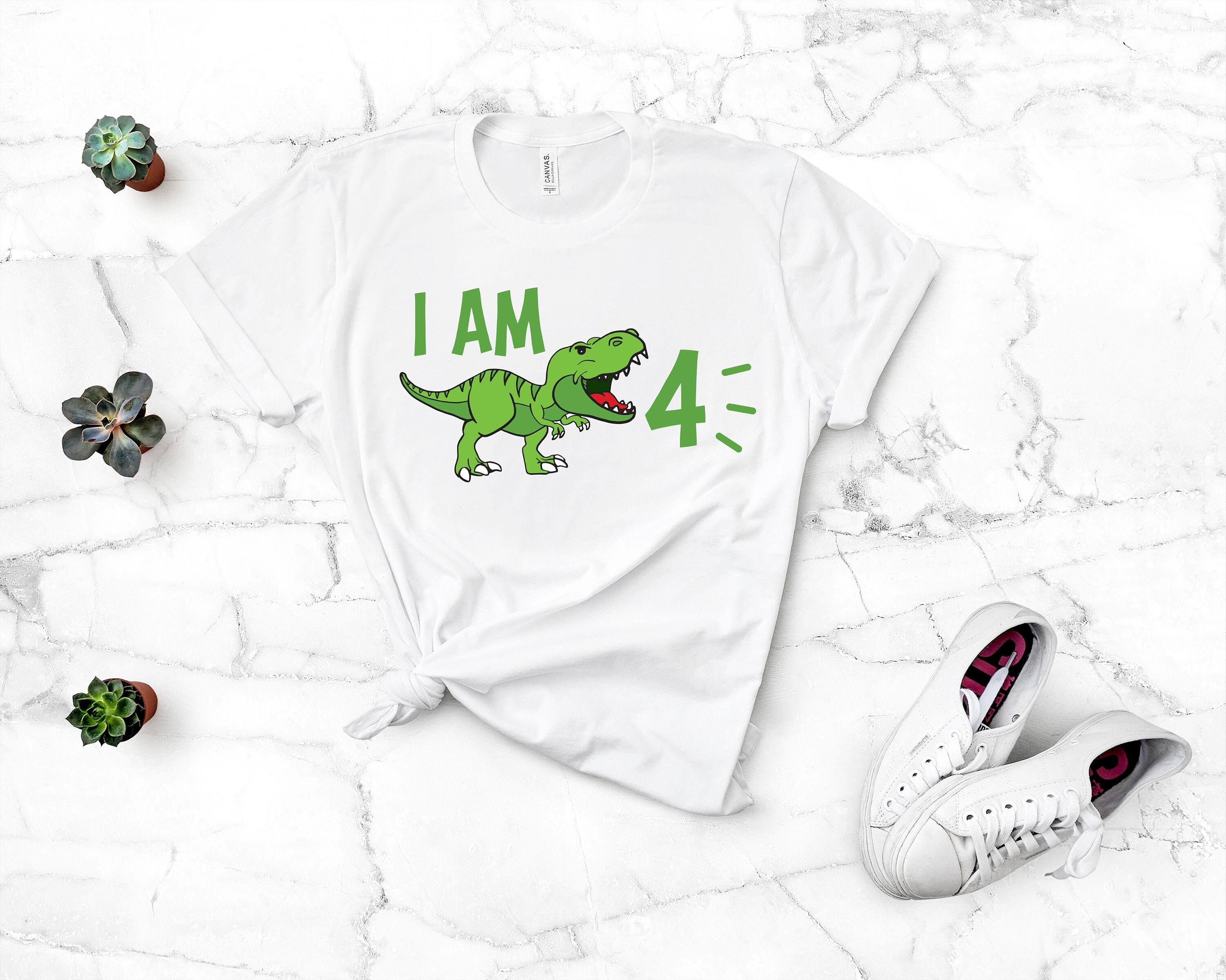 I Am Four SVG First Birthday Cut File dxf ai png | Etsy