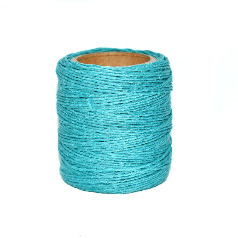 Turquoise Waxed Cord - Etsy