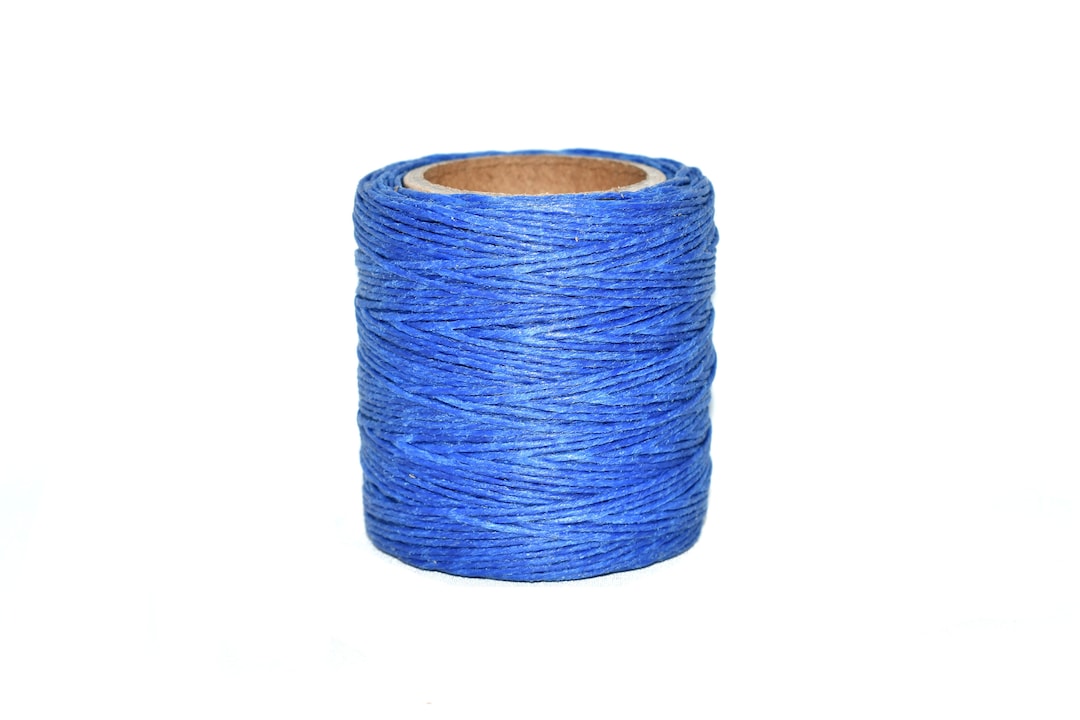 Royal Blue Twisted Waxed Cord - Etsy