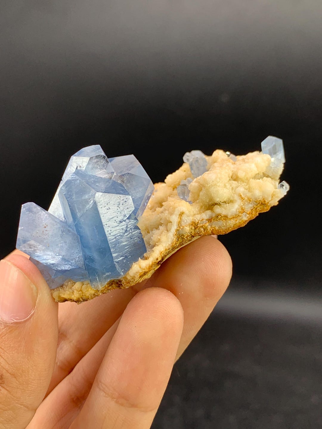 65 Gram, Celestine, Celestine Crystal, Very Unique Stunning Terminated ...