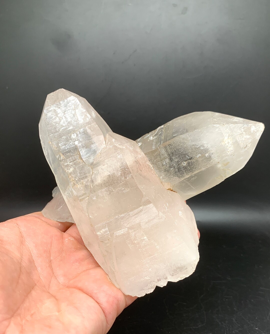 897 Gram Quartz Crystal,quartz, Double Terminated Undamaged and With A ...