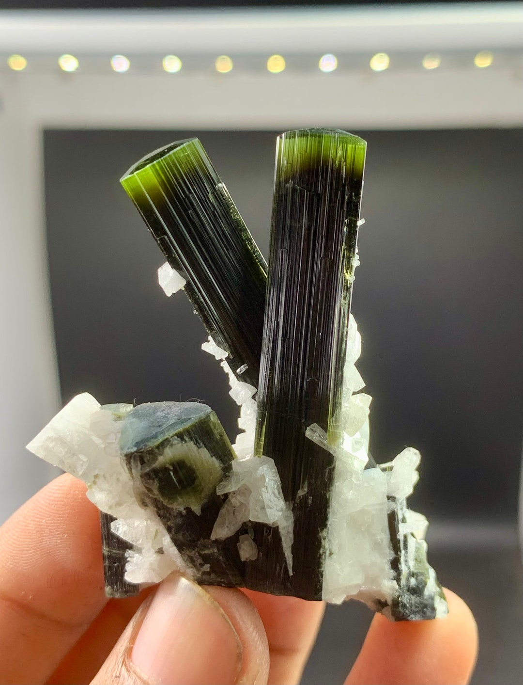 Tourmaline Crystal, Tourmaline, Very Beautiful Stunning Perfect ...