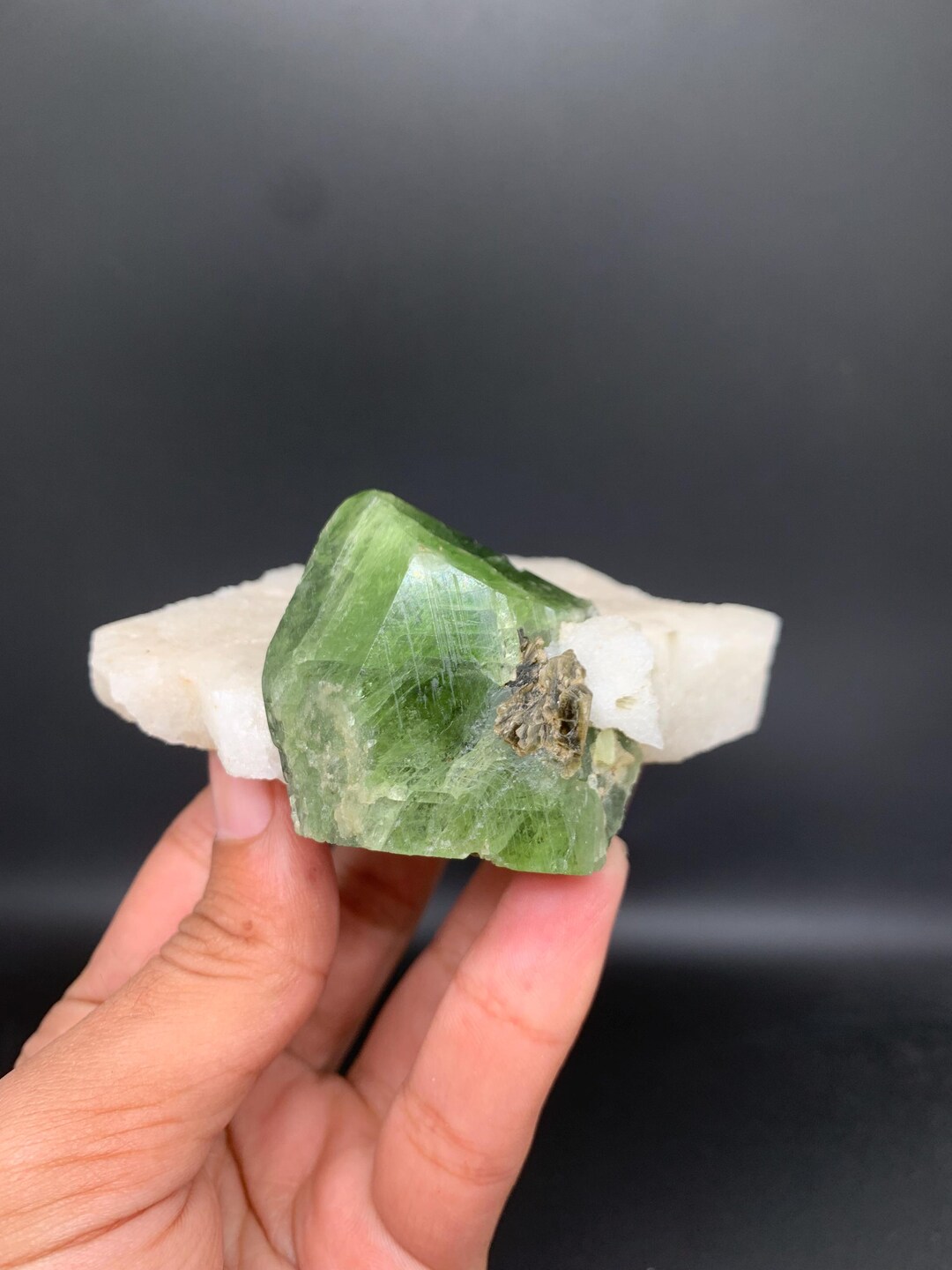 245 Gram, Diopside Specimen, Diopside Crystal, Very Interesting Natural ...