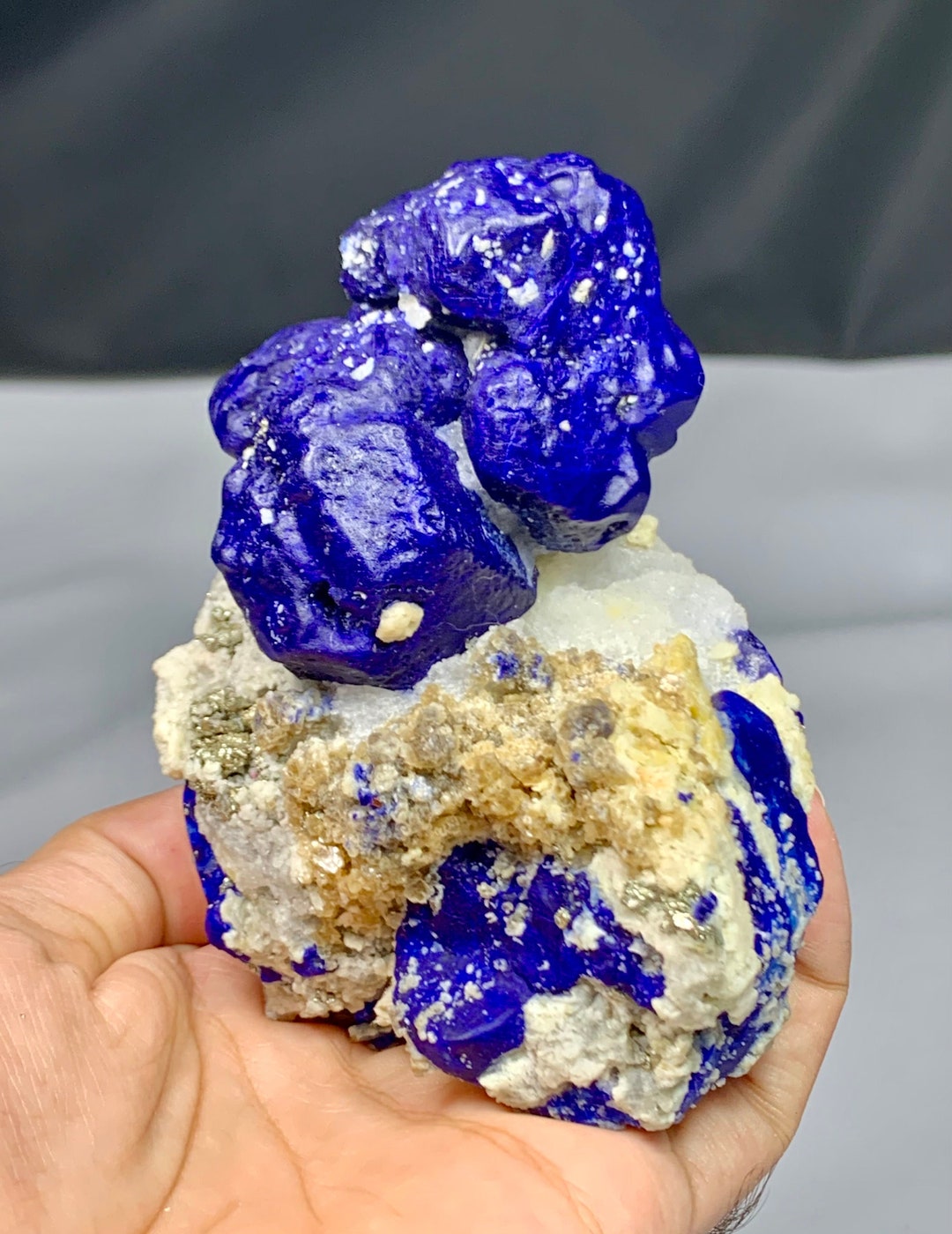 Lazurite, Lazurite Specimen, Lazurite Crystal, Natural Royal Blue Color ...