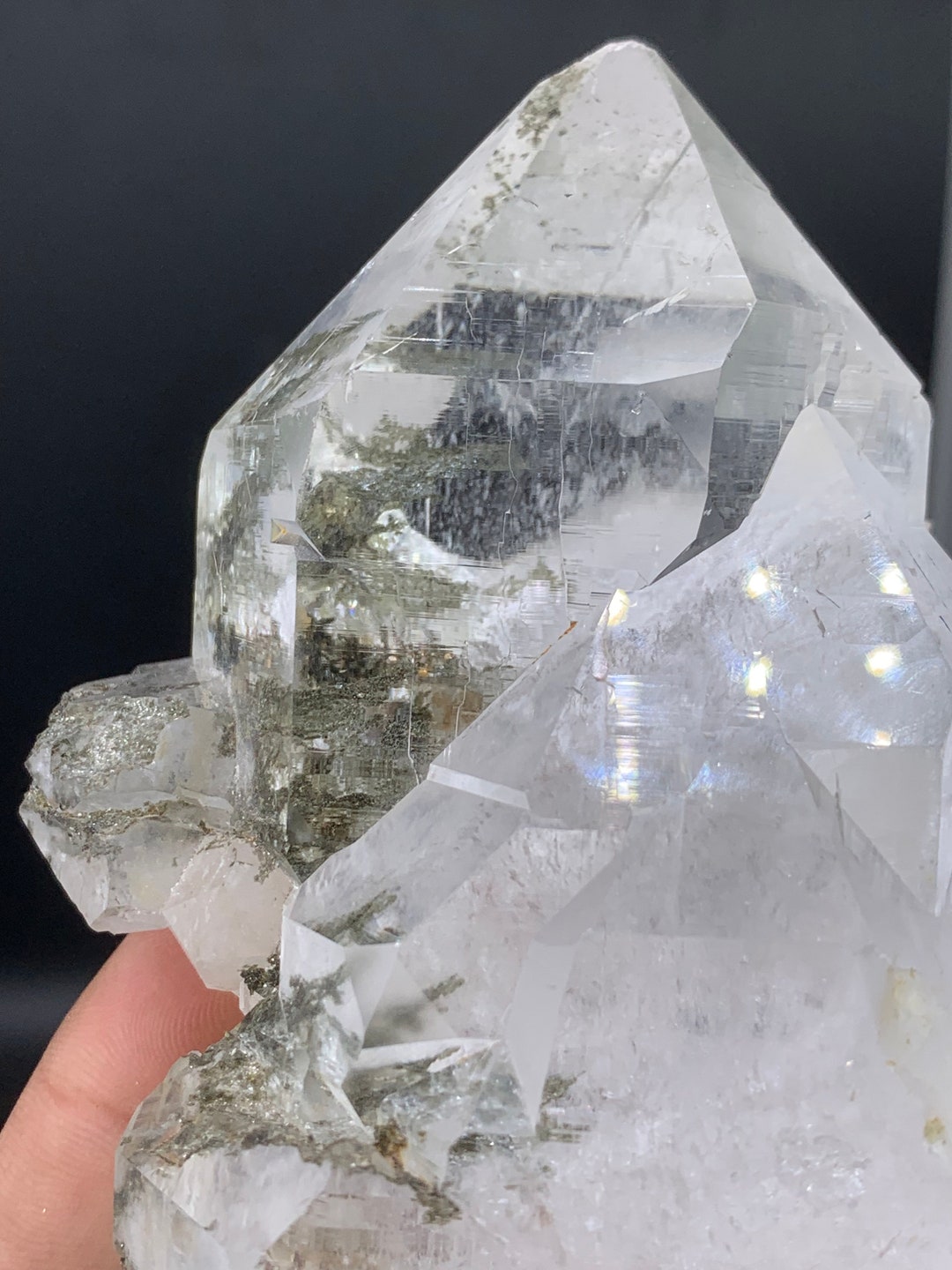 Quartz Crystal, Very Beautiful Double Terminated Undamaged 3d Optical ...