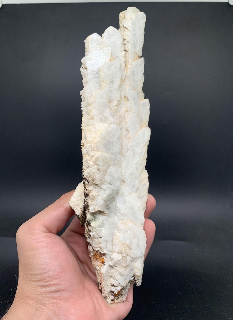 Muestra de cristal de feldespato microclino blanco nieve (680 gramos ...