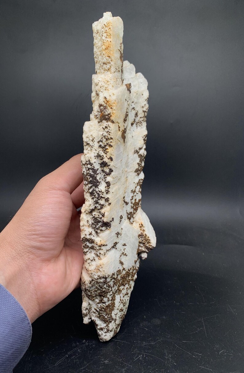 Muestra de cristal de feldespato microclino blanco nieve (680 gramos ...