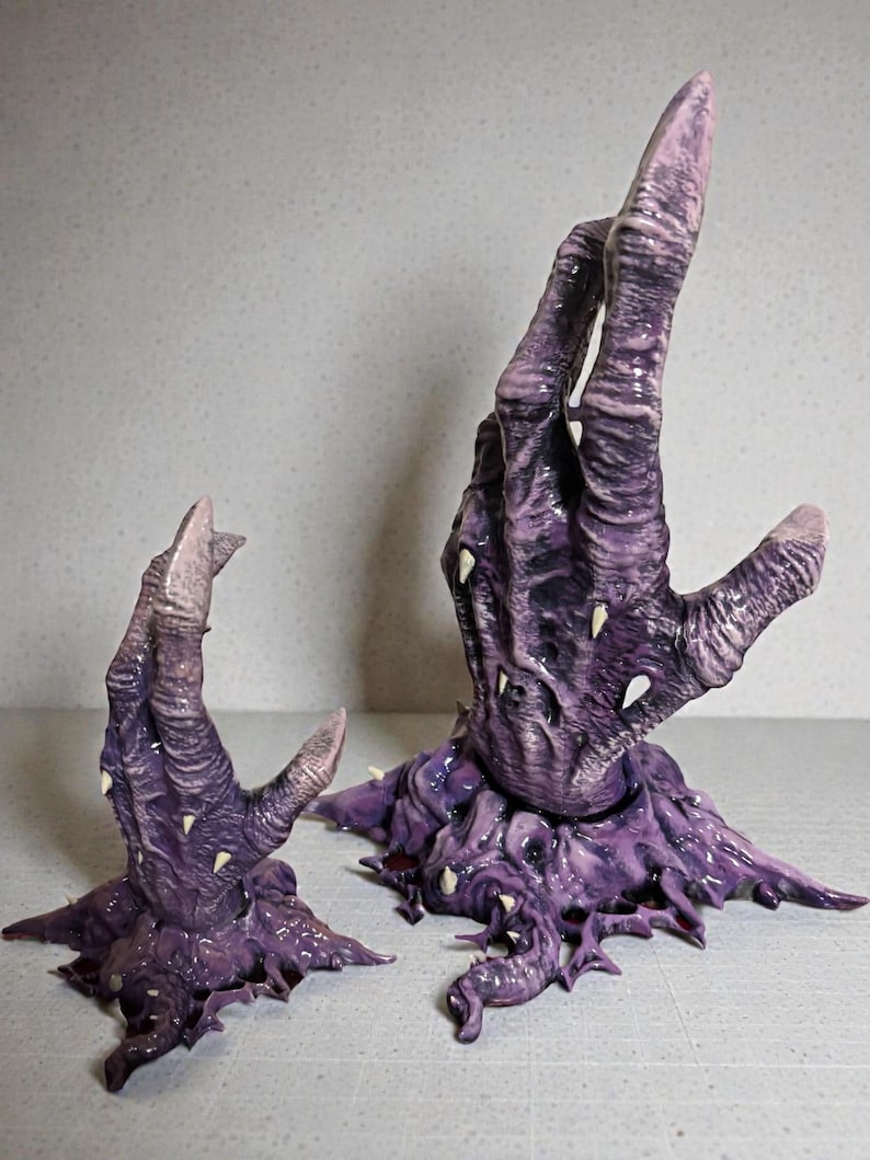 Hand of Vecna Wall Decor | Resin Horror Art - Etsy
