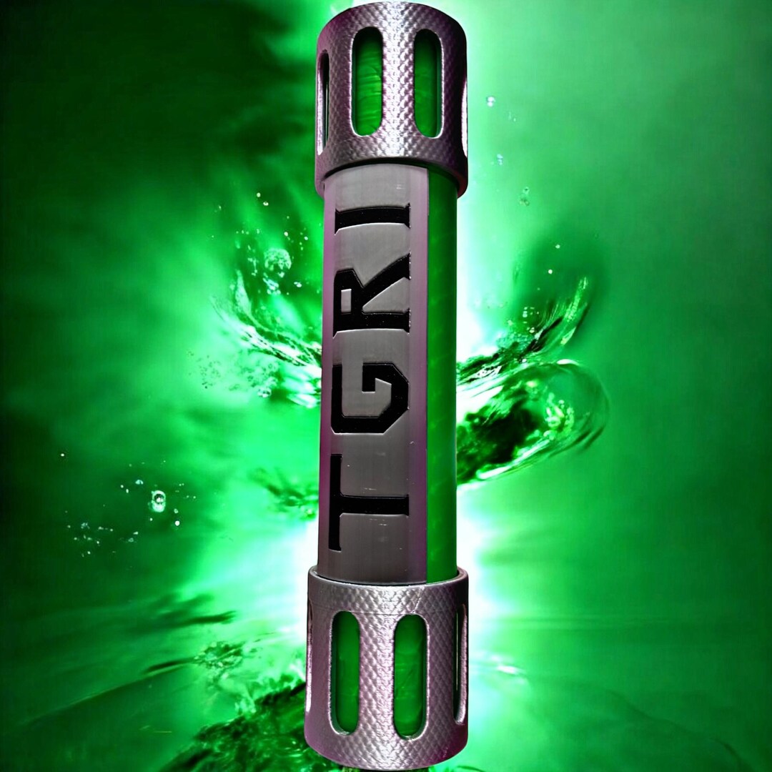 TMNT 2 Ooze Canister Replica V2 – Translucent Green, Collectible Prop ...