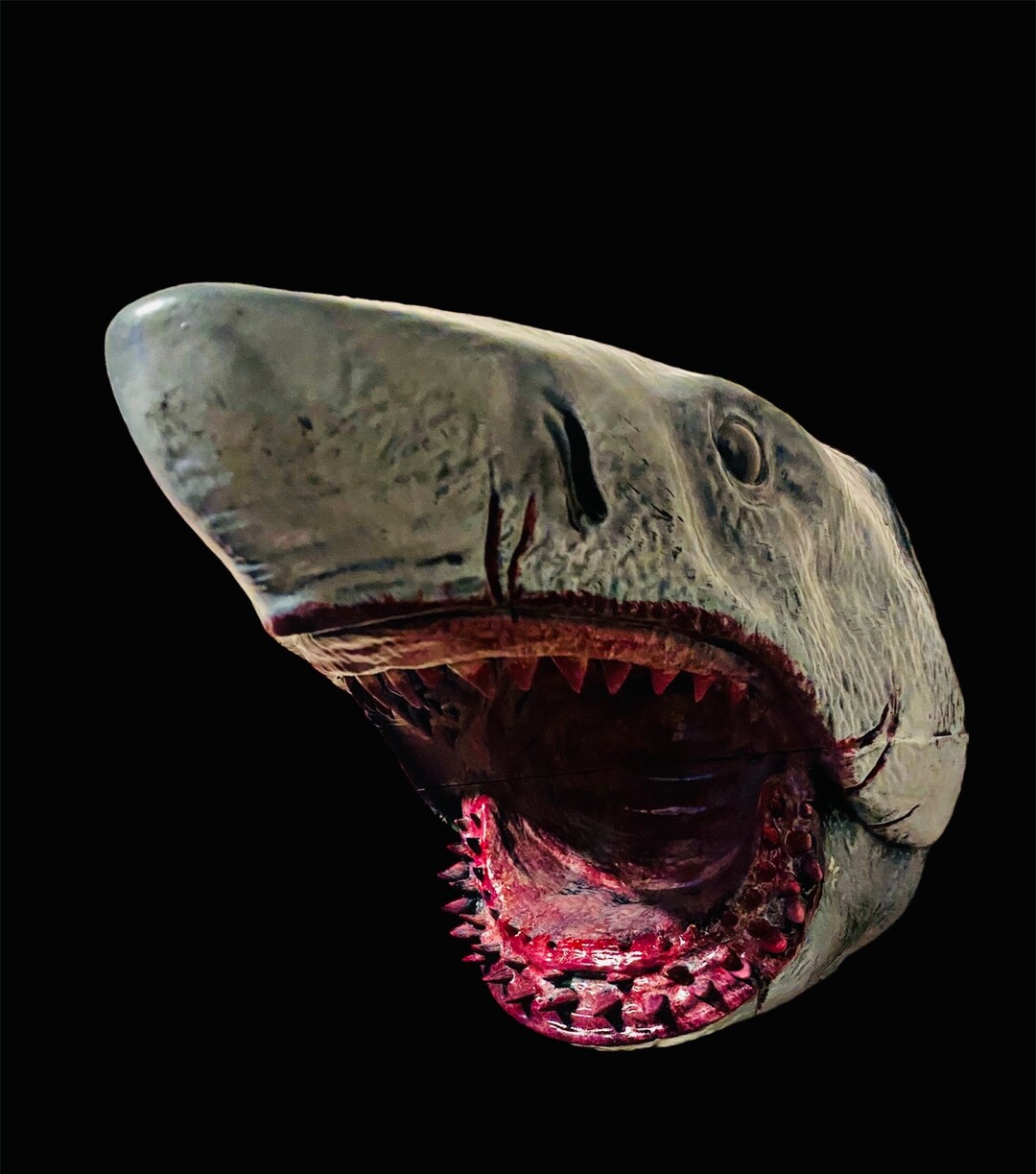 Jaws Shark Bruce Head Wall Mount Decor | Unique Nautical Home Accent ...