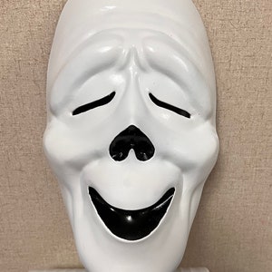 Scary Movie Stoned Ghost Face Mask – Quality Horror Costume Accessory ...